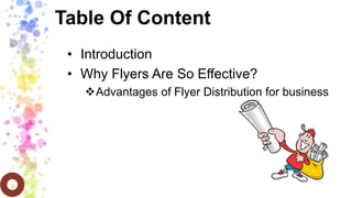 Why Flyer Distribution is extremely beneficial for businesses? | PPTX