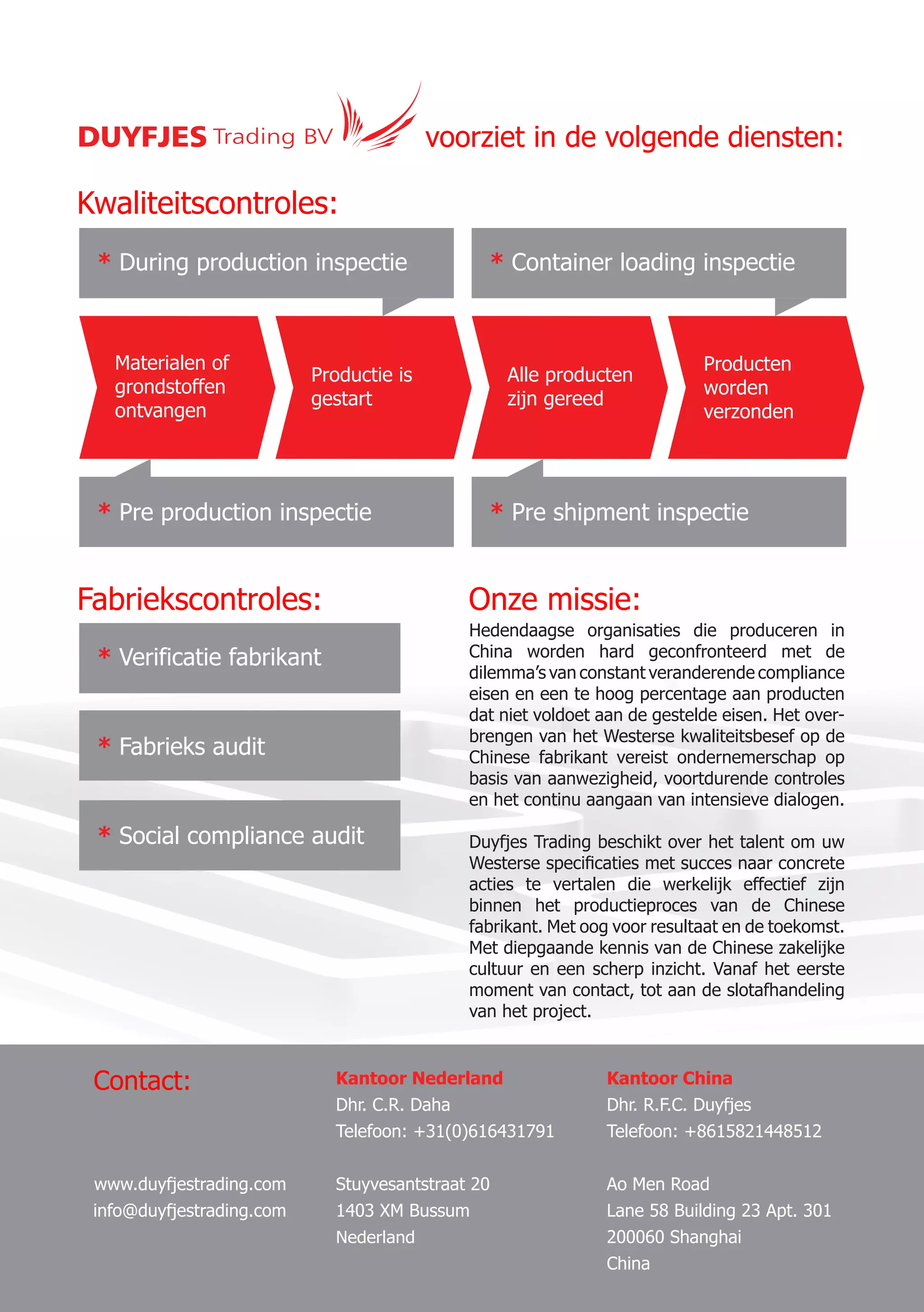 Duyfjes Trading BV | PDF