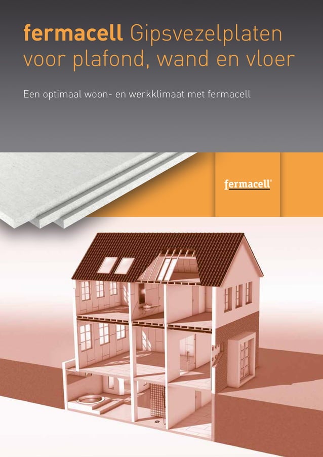 Flyer fermacell Gipsvezelplaten voor plafond, wand en vloer | PDF