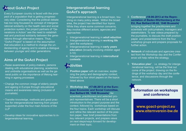 Flyer GoAct Project | PDF
