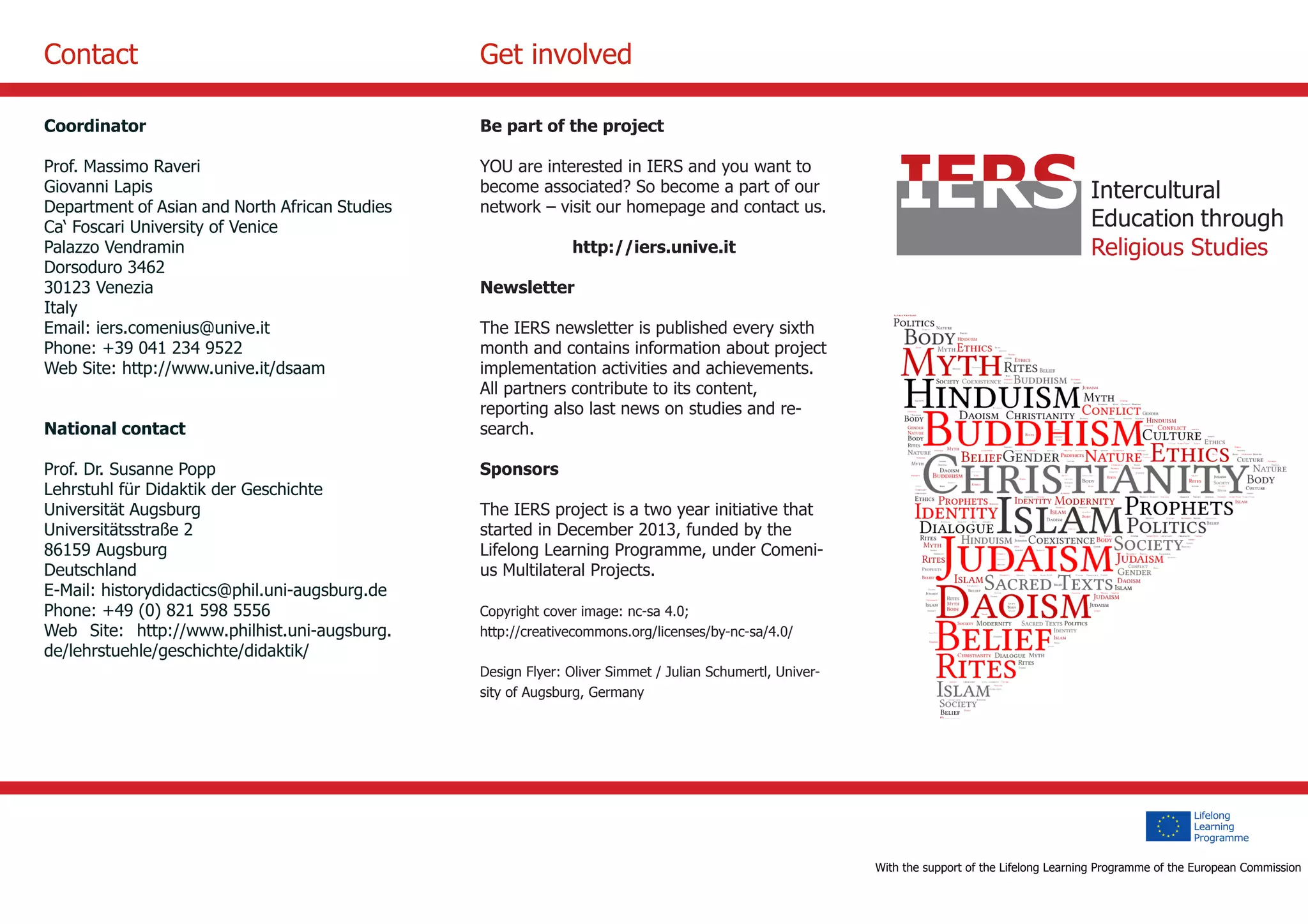 Flyer IERS - Intercultural Education through Religious Studies | PDF