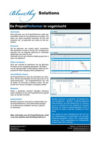 Projectbeheersing | PDF