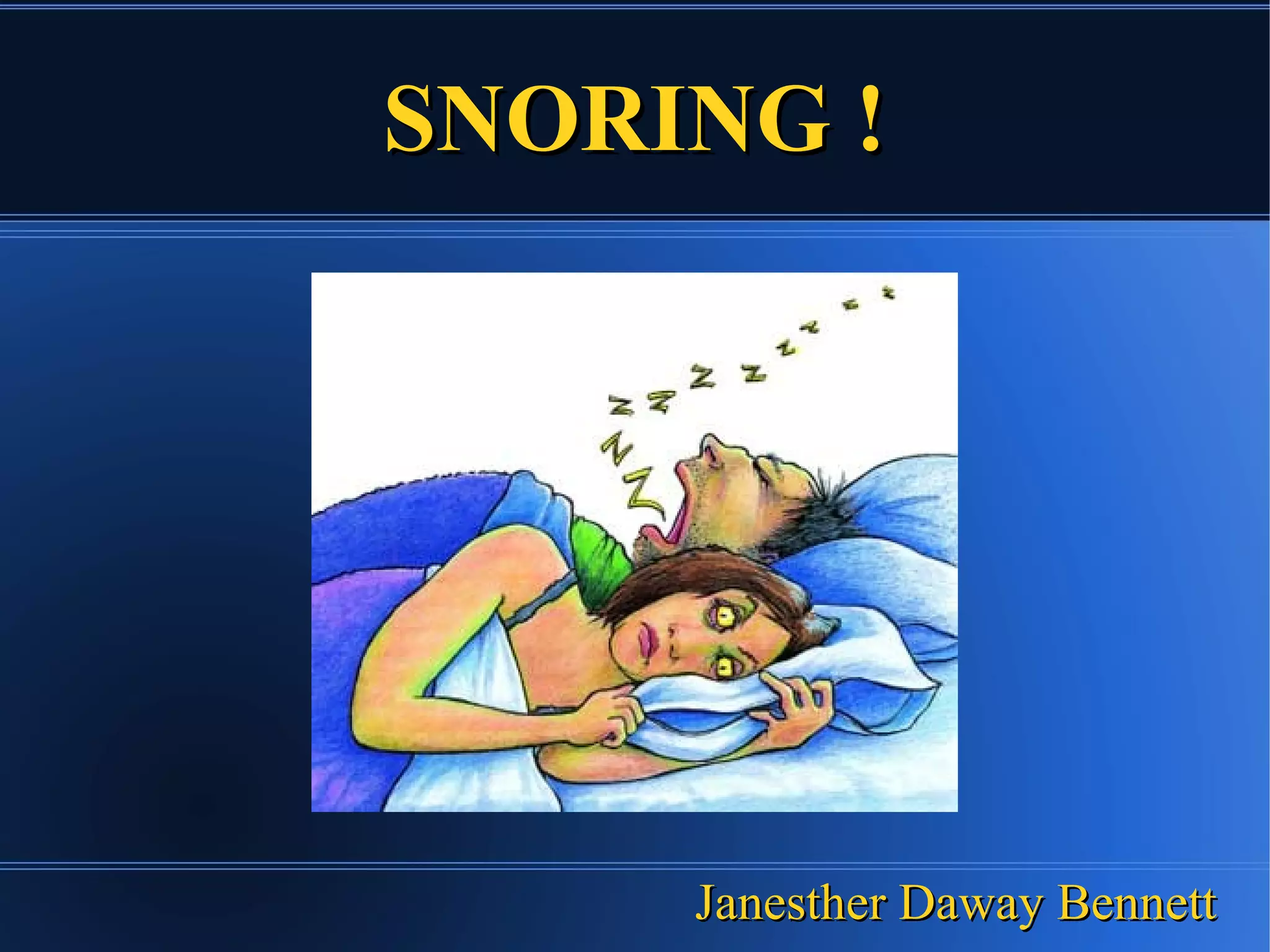 Snoring | ODP