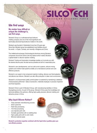 Silcotech Leaflet | PDF