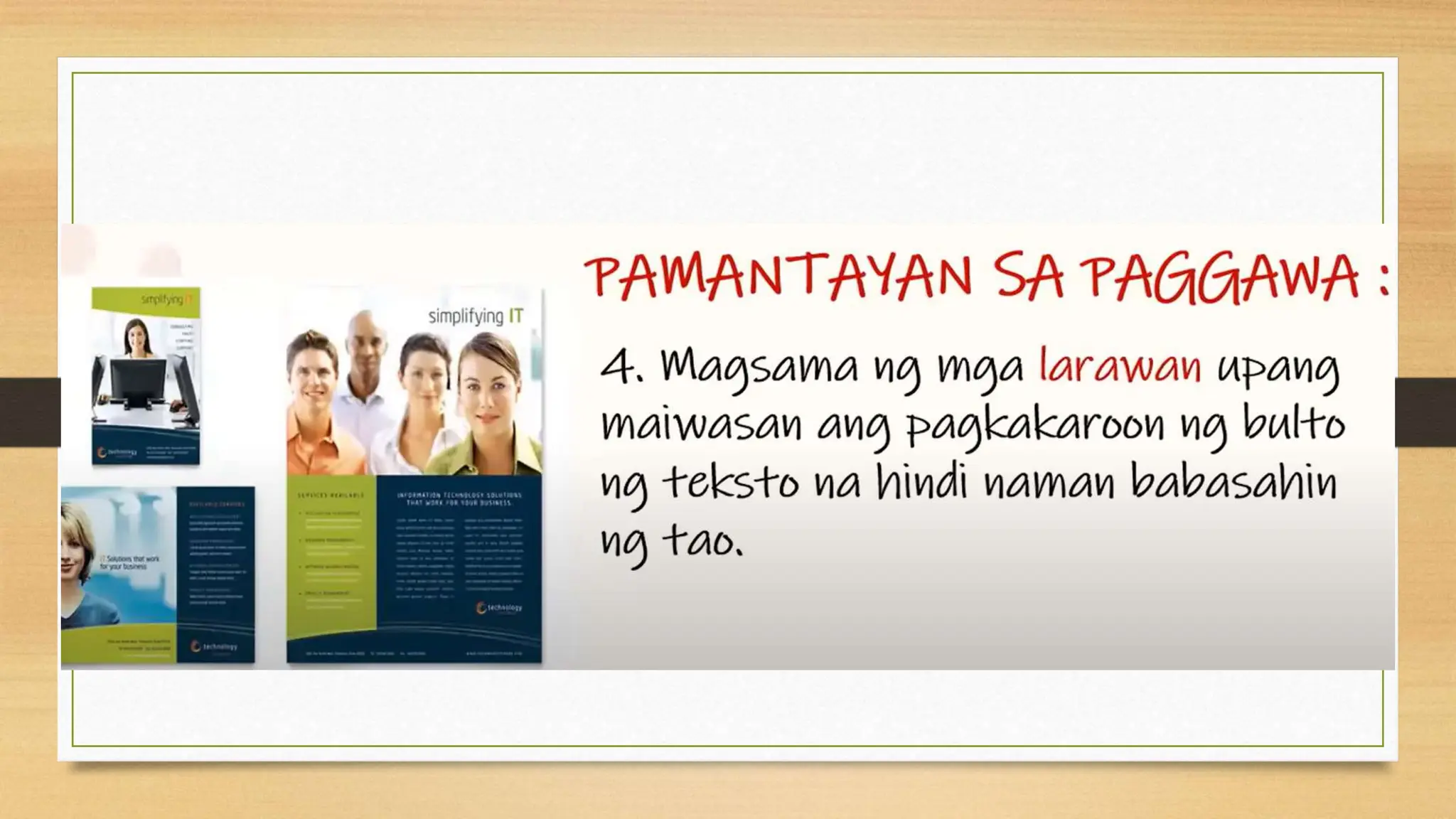 Talakayan tungkol sa Flyers & Leaflet.pptx