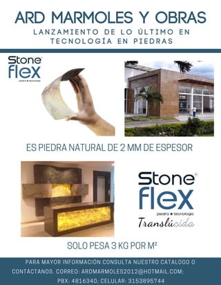 Flyer Stone Flex | PDF