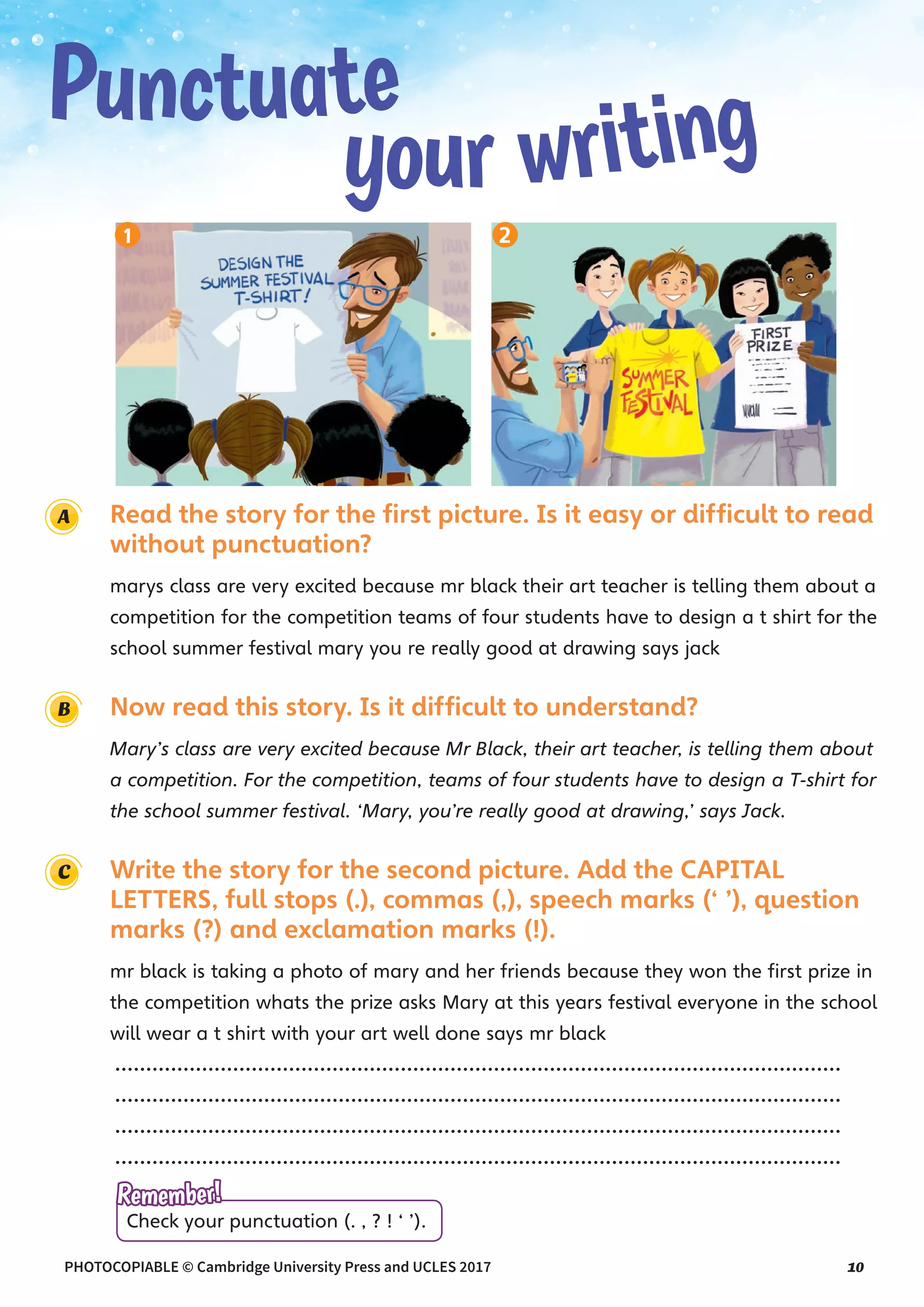 Flyers writing skills booklet | PDF