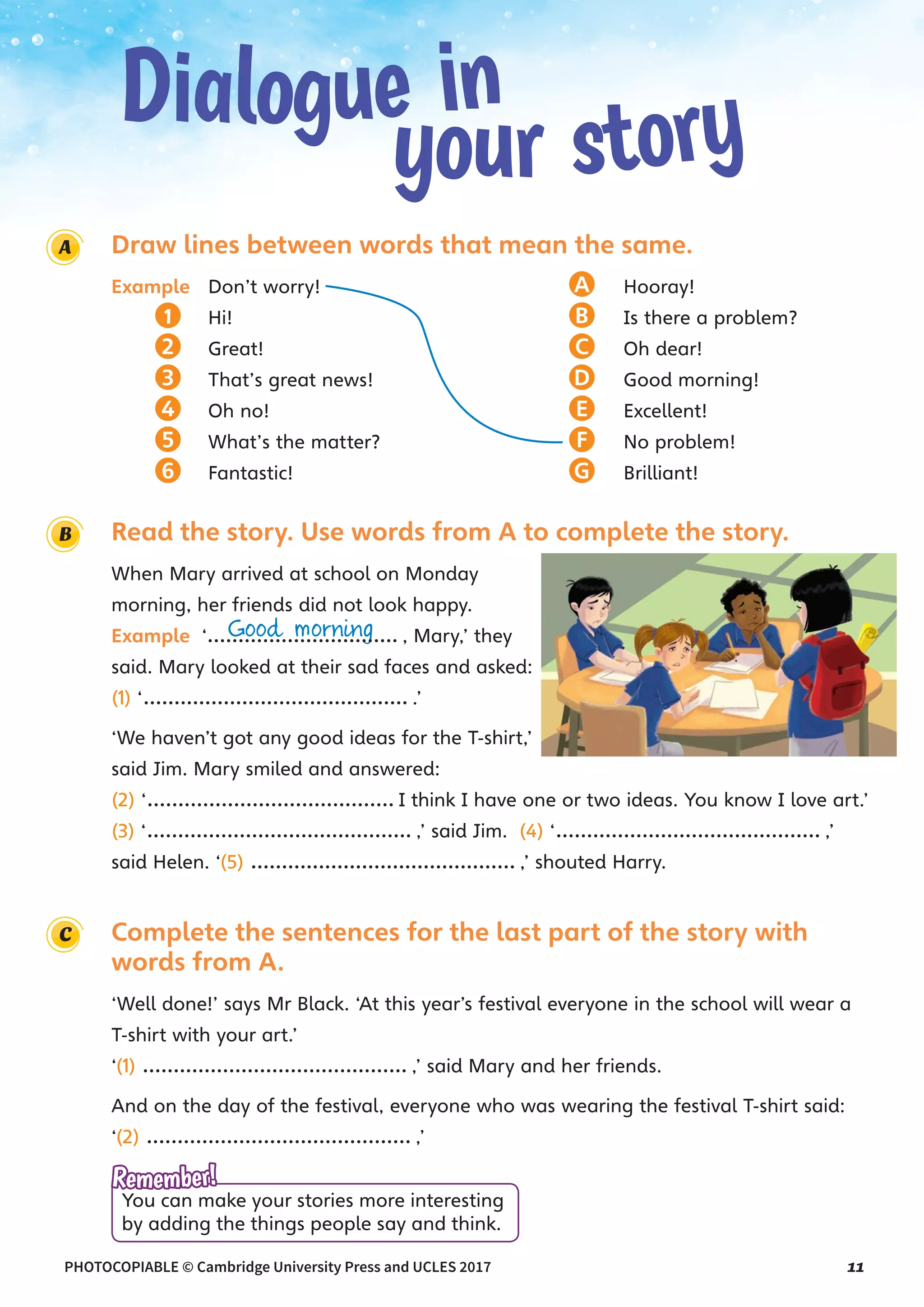 Flyers writing skills booklet | PDF