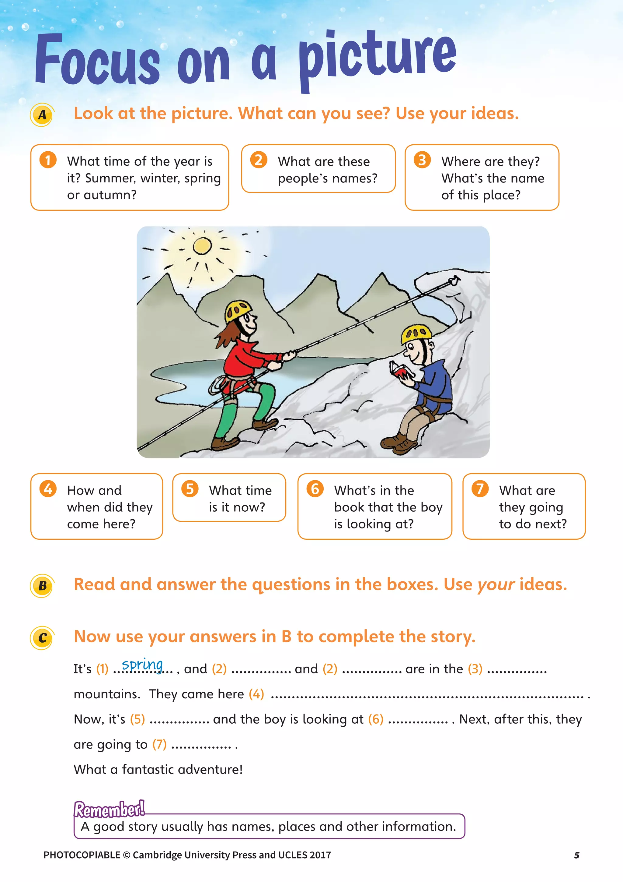 Flyers writing skills booklet | PDF