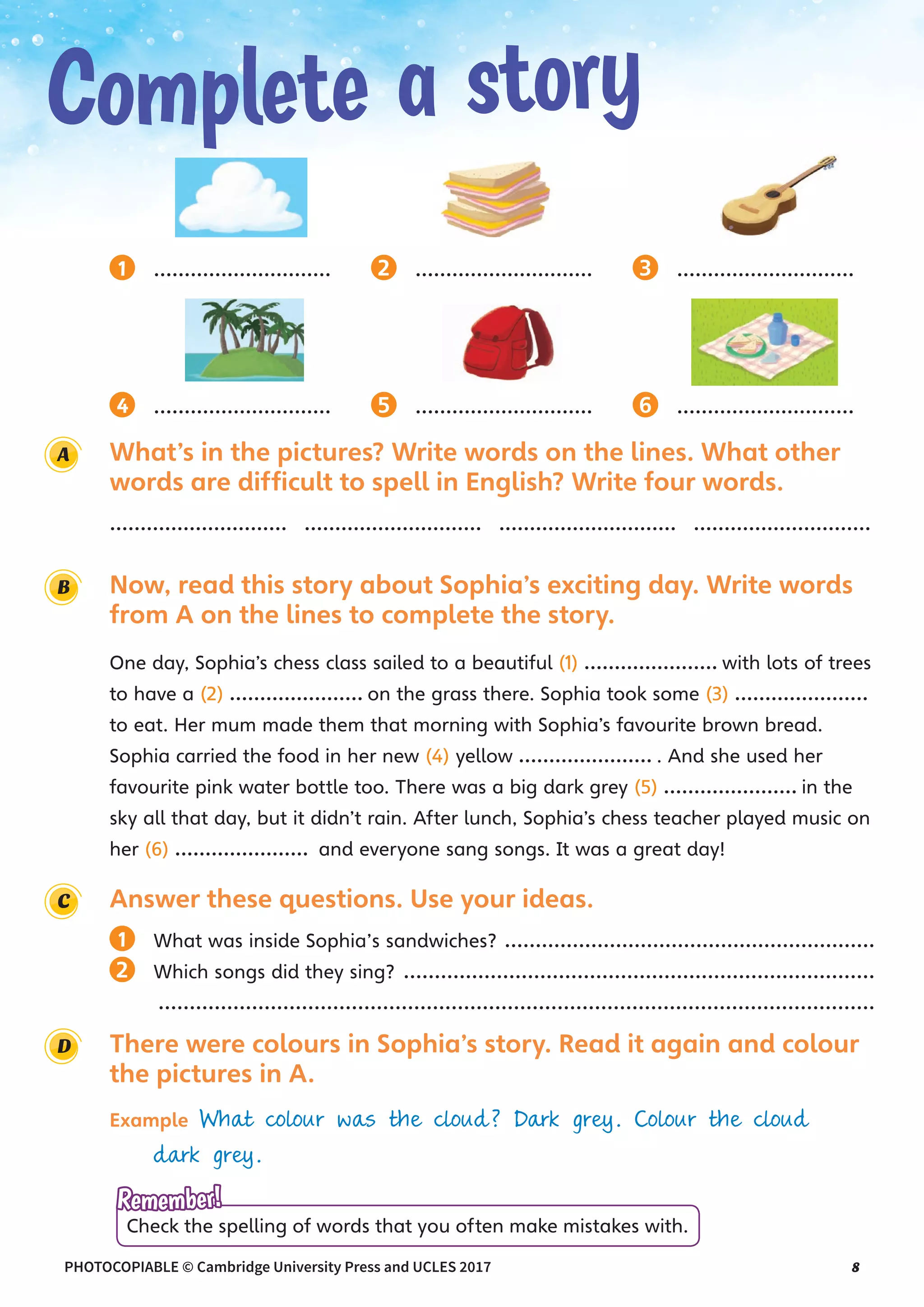 Flyers writing skills booklet | PDF