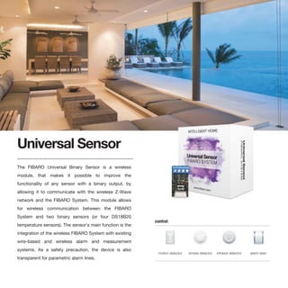 Fibaro Product Brochure - US | PDF | Home Appliances | Home & Garden