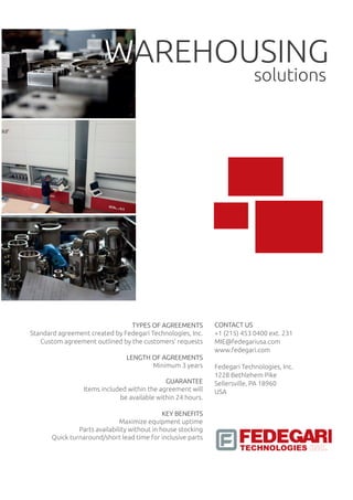 Fedegari Warehousing Solutions | PDF