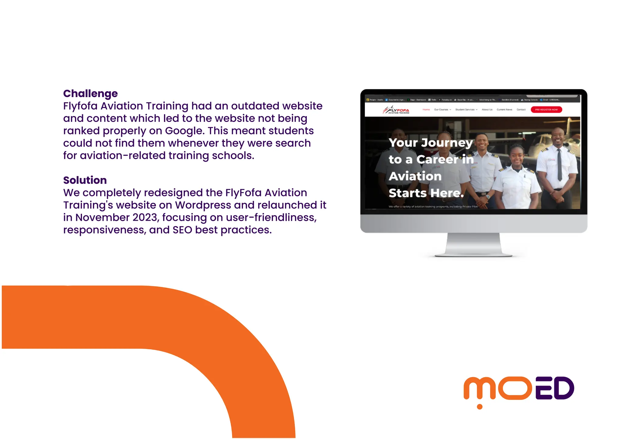 FlyFofa Aviation Training SEO Case Study | PDF