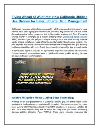 Flying Ahead of Wildfires_ How California Utilities Use Drones for ...