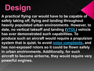 Flying car (aircraft) | PPTX