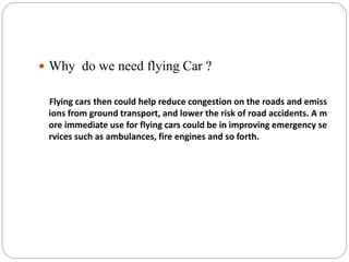 flying car transportation ppt.pptx