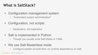 FlyingCloud: Building Docker Containers with SaltStack | PDF