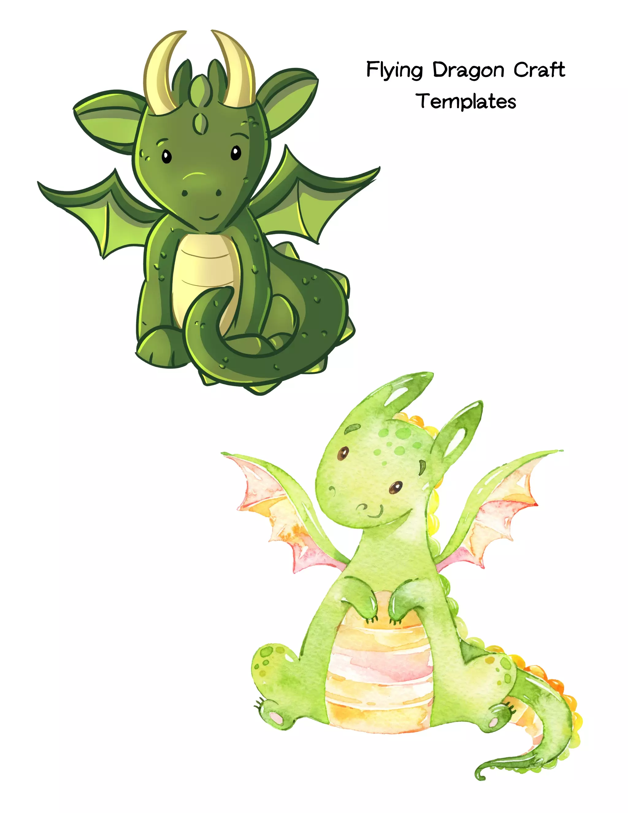 Flying dragon craft templates | PDF
