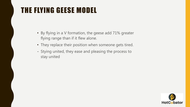Flying geese model | PPTX | Birdwatching | Hobbies & Interests