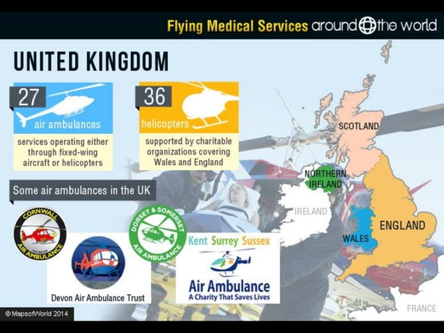 Flying medical services around the world | PPT