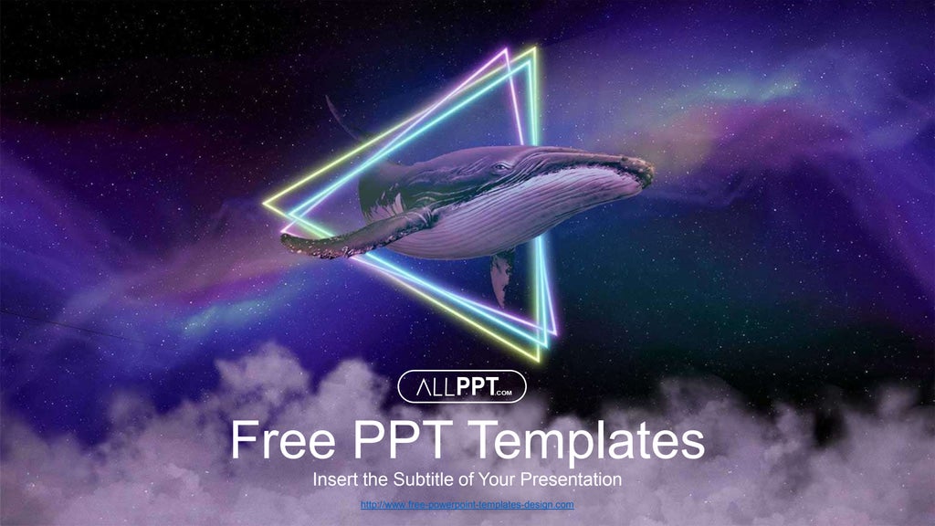 Flying Space Whale PowerPoint Templates.pptx