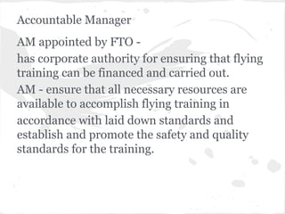 Flying training organisation | PDF