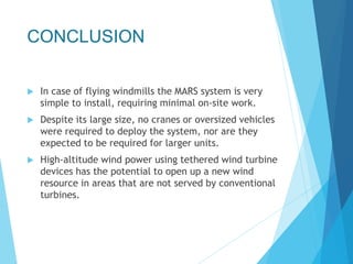 Flying windmills Presentation | PPTX