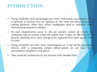 Flying windmills Presentation | PPTX
