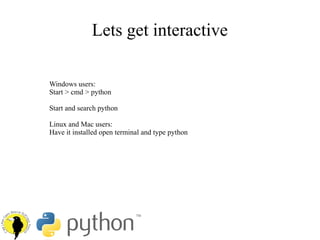 Flying with python | ODP