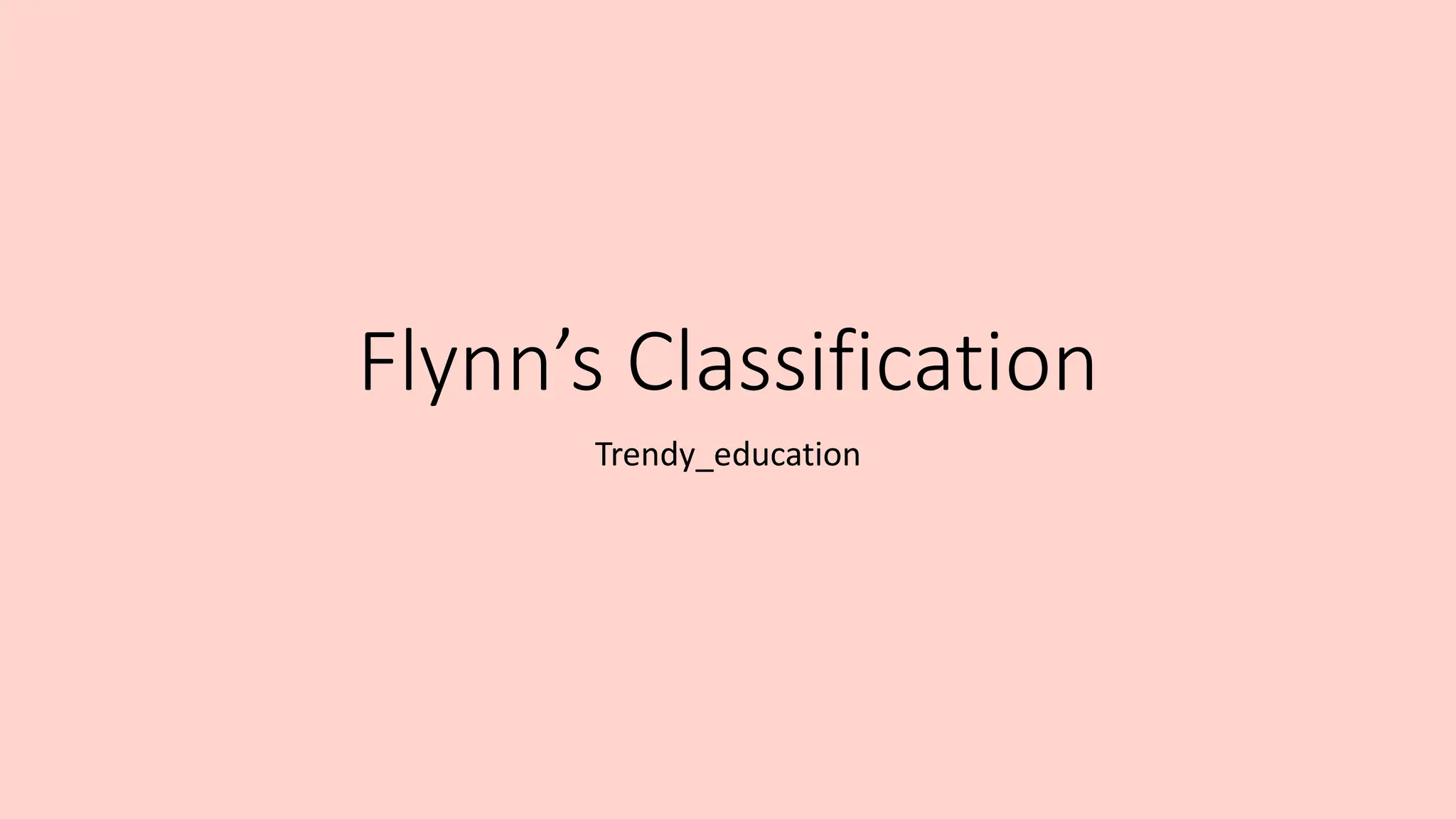 Flynns Classification Computer Networks Pptx Computing Technology And Computing