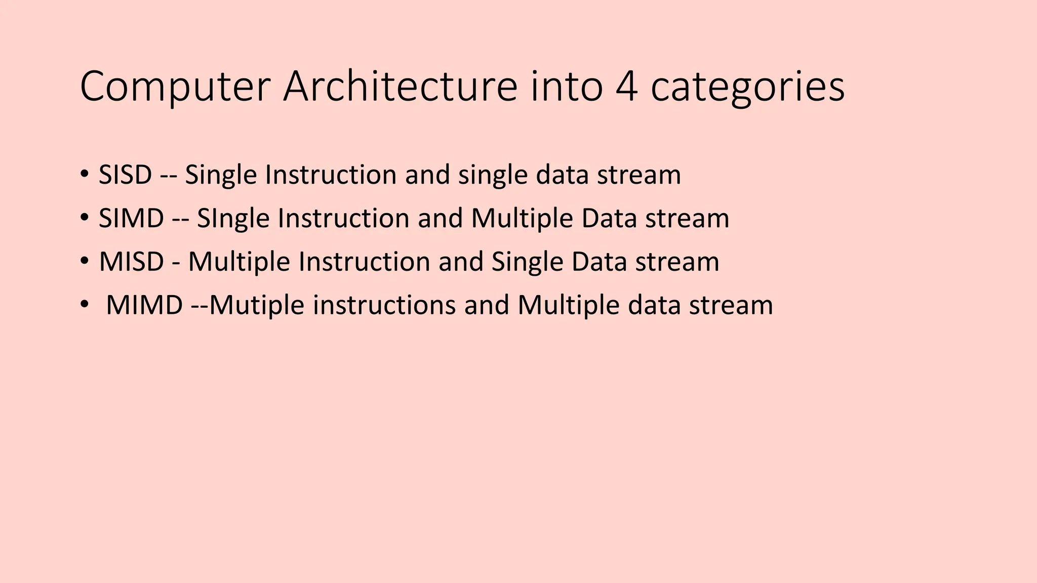 Flynn's classification computer networks | PPTX | Computing | Technology & Computing