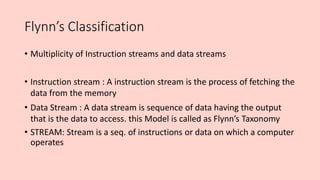 Flynn's classification computer networks | PPTX