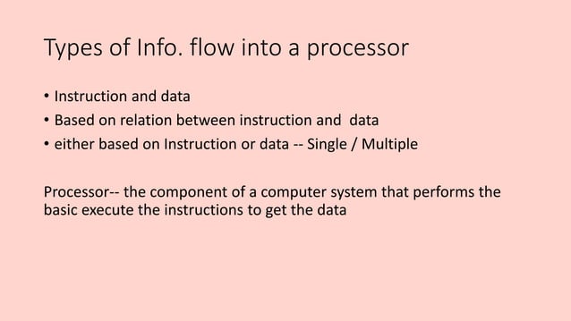 Flynn's classification computer networks | PPTX | Computing ...
