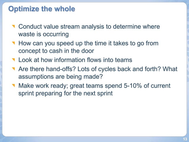 Agile Lessons Learned From the Trenches | PPTX