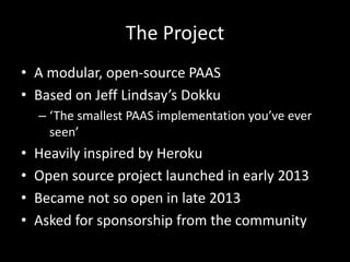 Atlanta Docker Meetup - 26June14 - Flynn | PPT