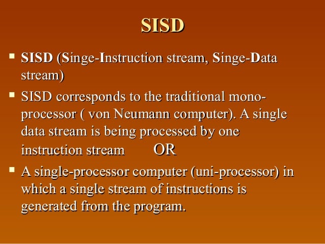 Flynns classification