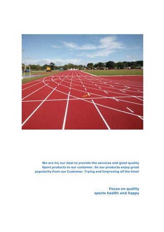 Flyon sport Athletic track project | PDF