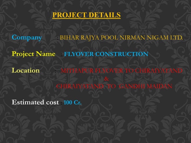 Flyover construction | PPTX