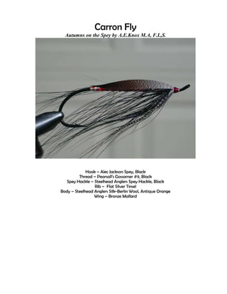 Fly patterns speys | PDF