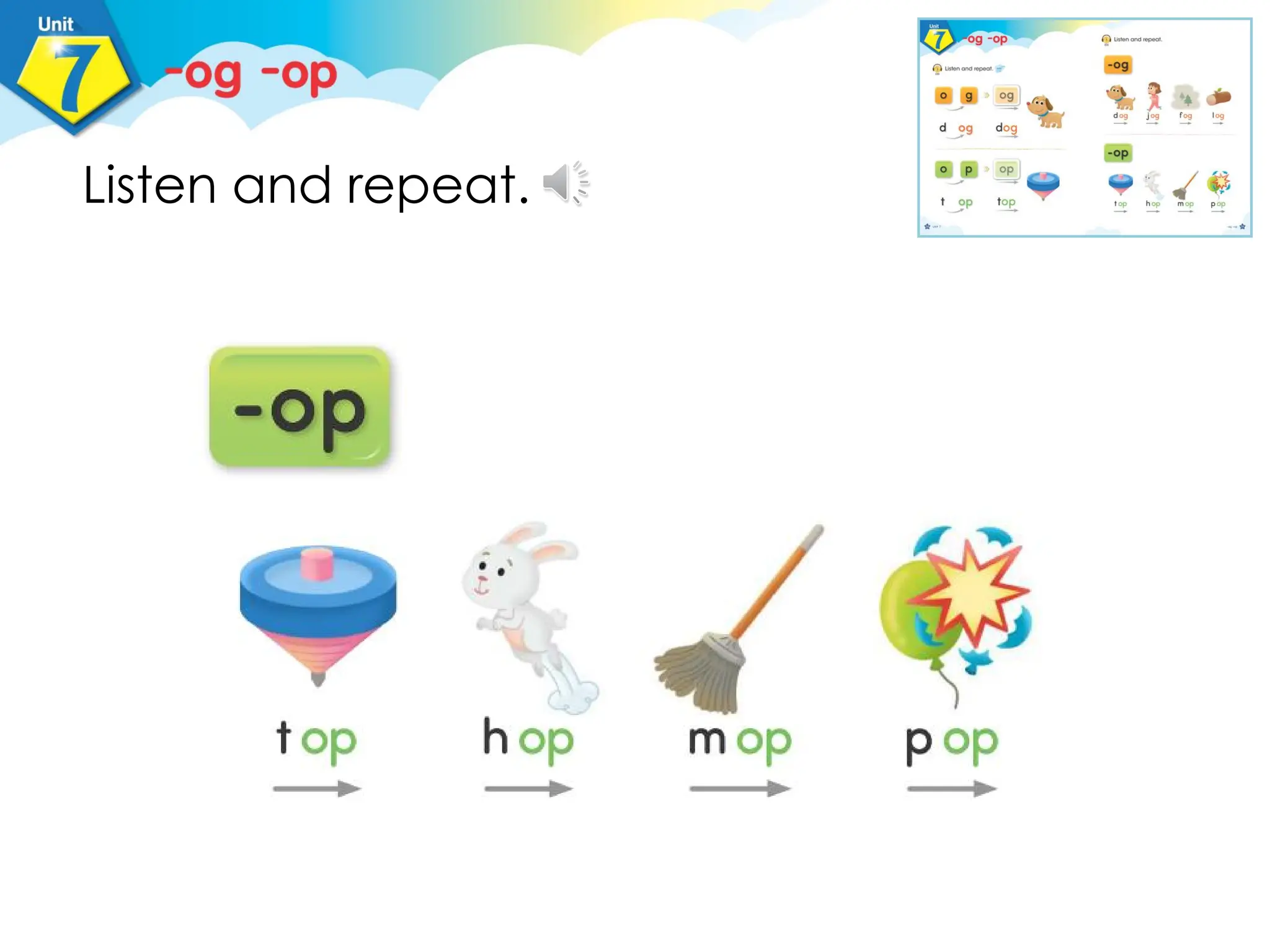 Fly Phonics_PPT_SB2_U07 reading for grade 1 | PPT