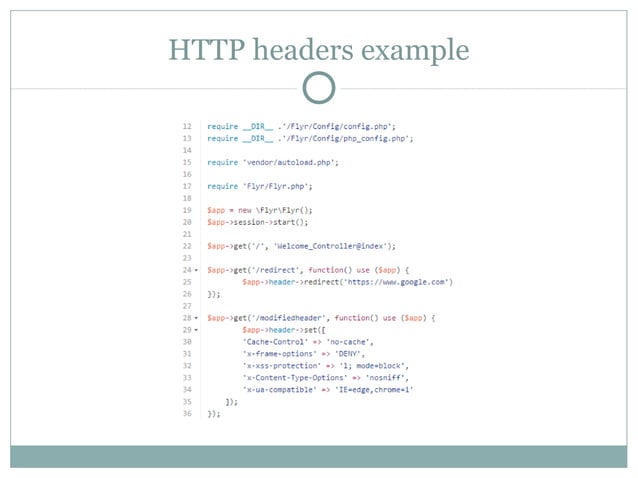 Flyr PHP micro-framework | PPT