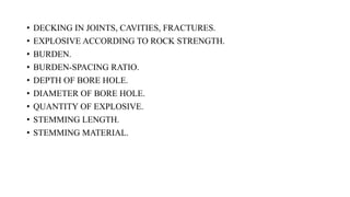 Flyrocks mitigation | PPT