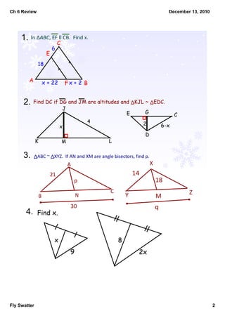 Fly swatter game | PDF