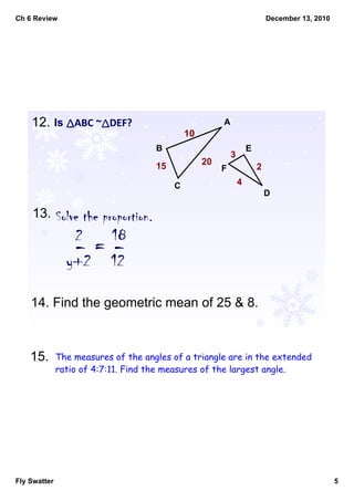 Fly swatter game | PDF