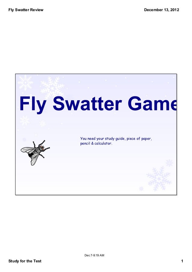 Fly swatter review