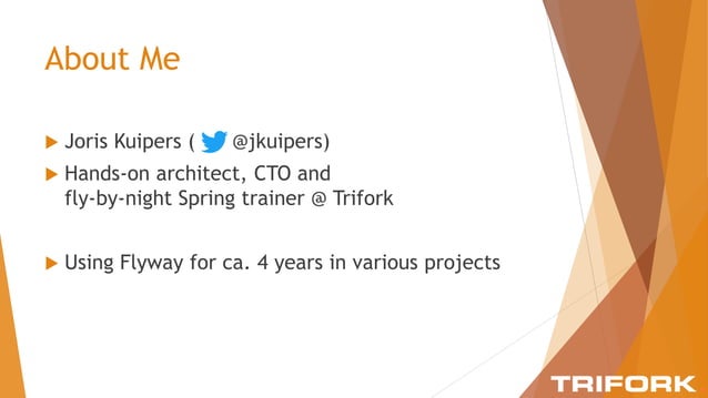 Come Fly With Me: Database Migration Patterns with Flyway | PPTX | Databases | Computer Software ...