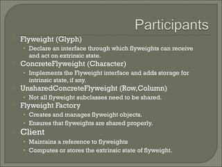 Flyweight pattern | PPT