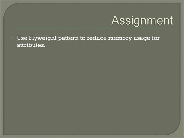 Flyweight pattern | PPT