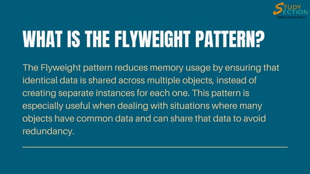 Flyweight Pattern in Python: Optimizing Memory Usage | PPT