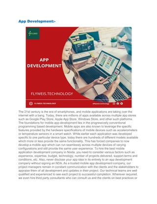 Flyweis Technology | PDF | Web Development | Internet